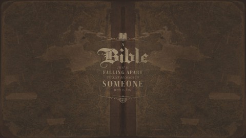 Wednesday Wallpaper: A Bible Falling Apart - Jacob Abshire